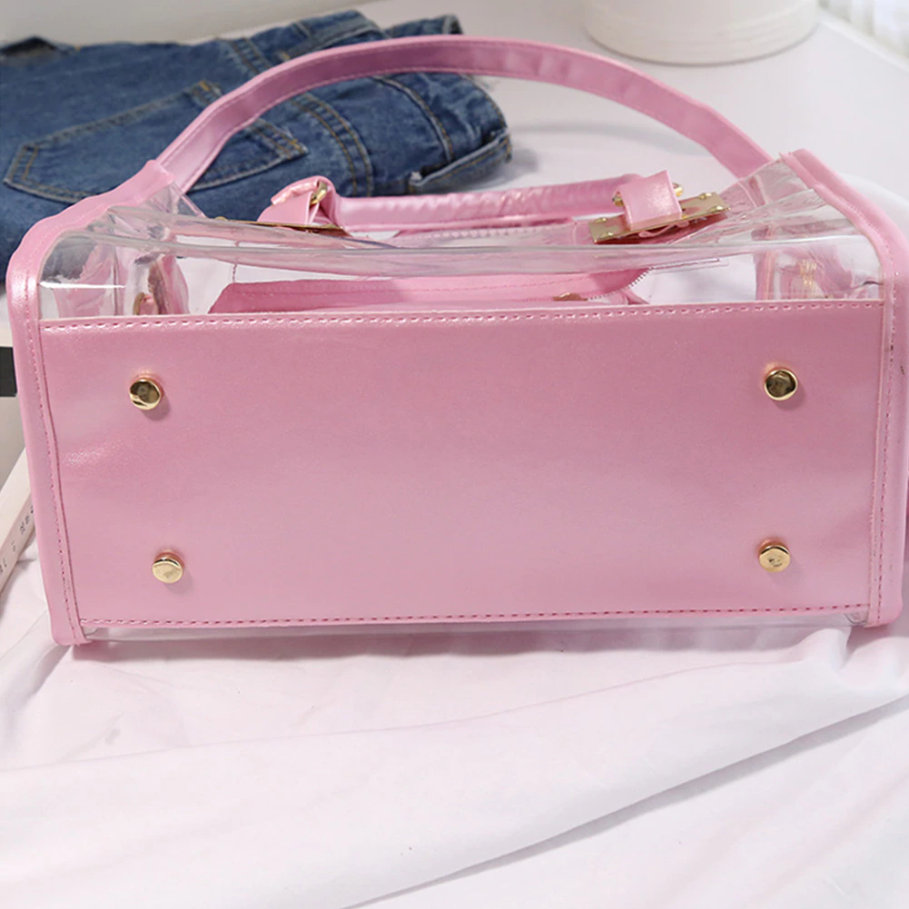 Clear PVC Crossbody Handbag