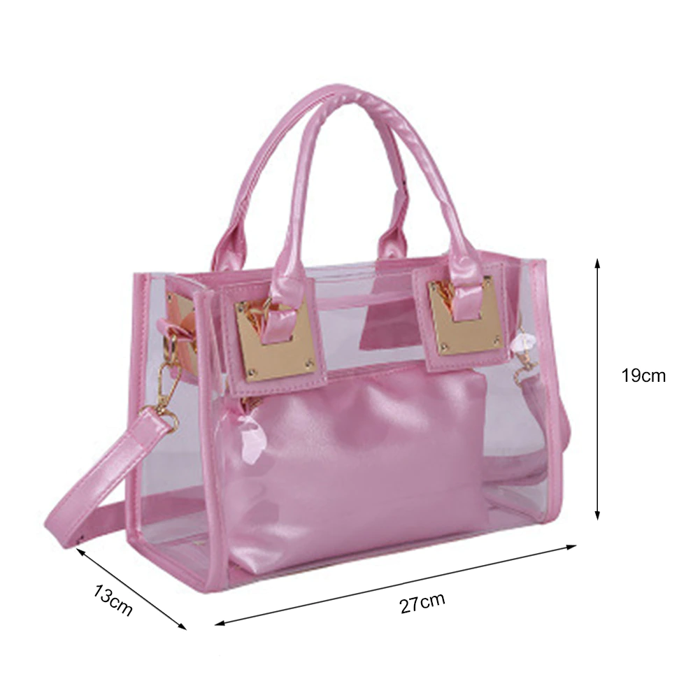 Clear PVC Crossbody Handbag