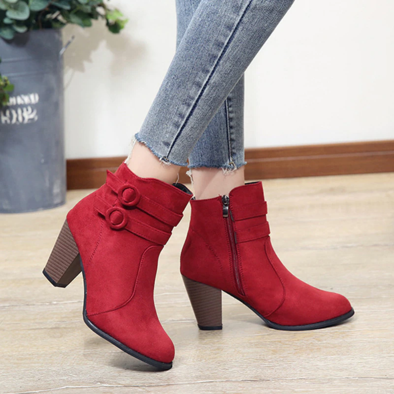 Retro Short Platform Boots
